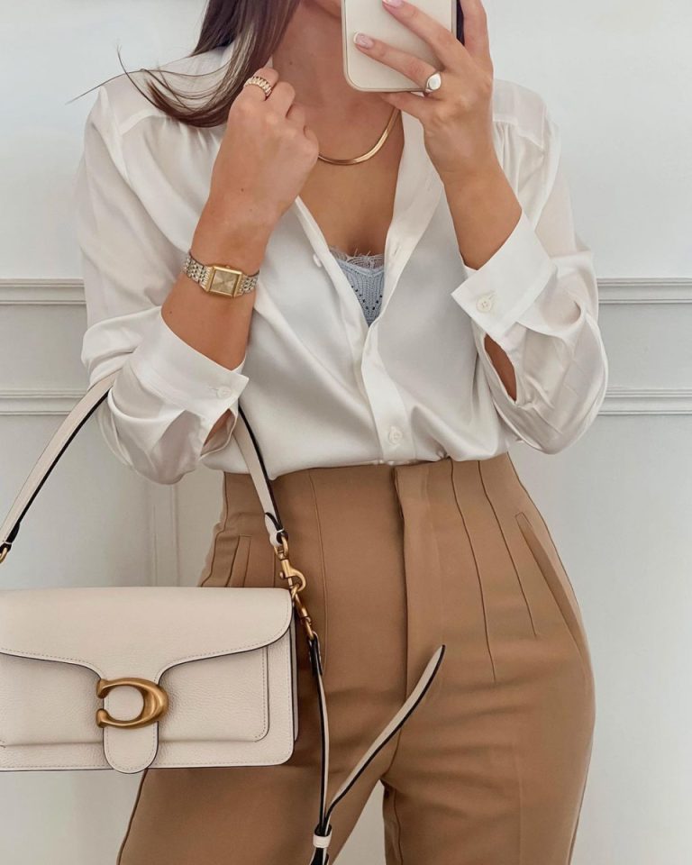 7 outfits con prendas de color café para crear un estilo elegante ...