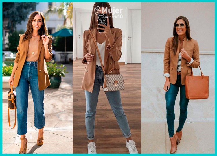 8 outfits para combinar una chaqueta camel - Mujer saludable 10 | Todo ...