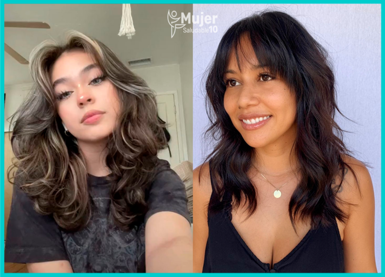 Corte De Cabello Wolf Cut La Tendencia Para El Cabello Largo Mujer
