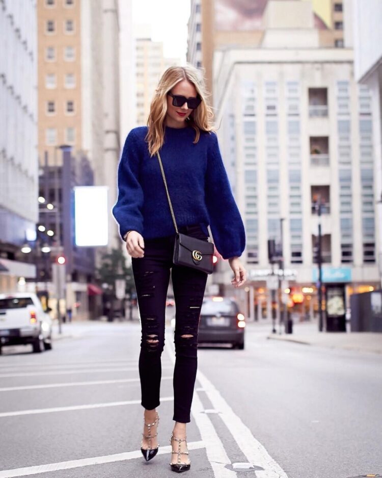 16 Ideas para agregar un toque de azul en tus outfits - Mujer saludable ...
