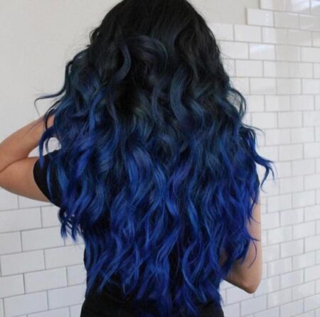 Balayage azul: El tinte de cabello para mujeres arriesgadas y modernas ...