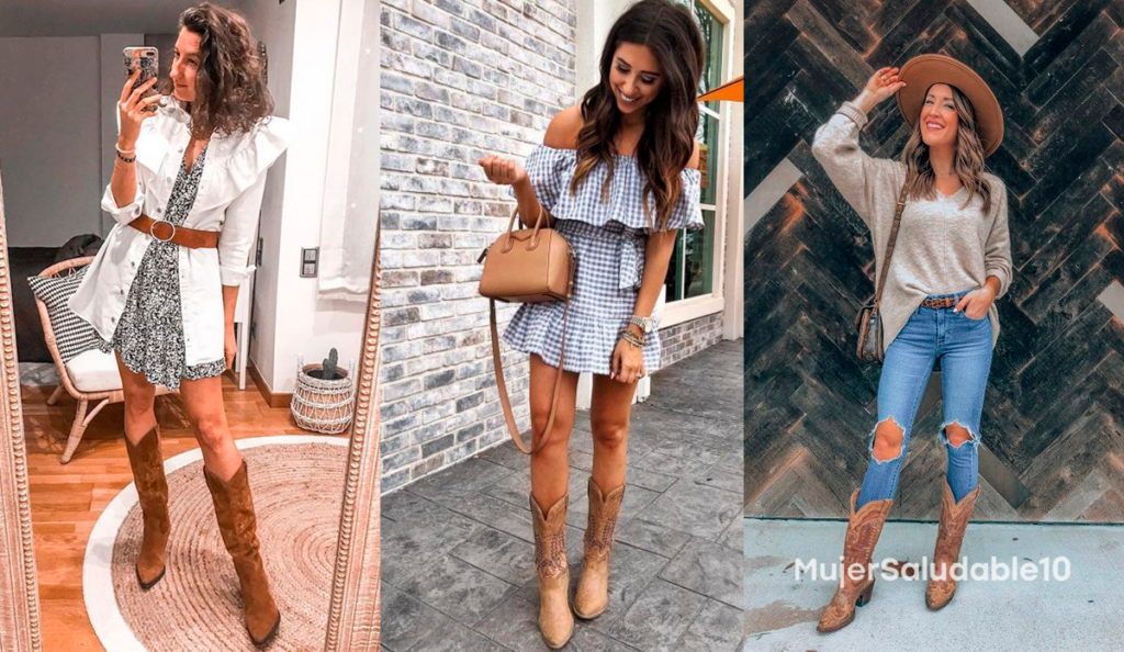 Outfits con botas para ir al rancho o una fiesta tematica de vaquera ...