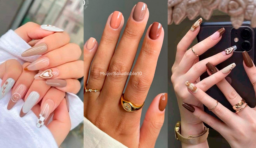 10 diseños de uñas cafés que son tendencia - Mujer saludable 10 | Todo ...