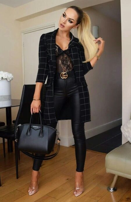 Con qué combinar un body negro de encaje: ideas elegantes y casuales ...