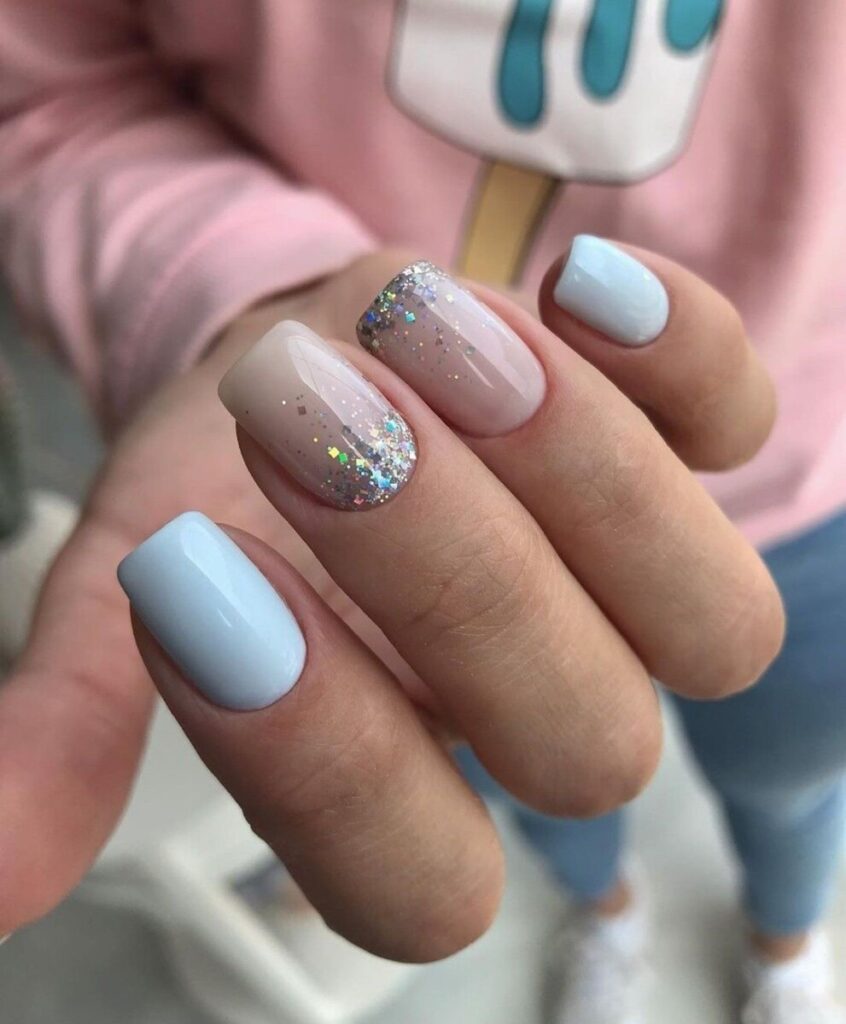 Diseños de uñas color azul que son hermosos para inspirarte - Mujer ...