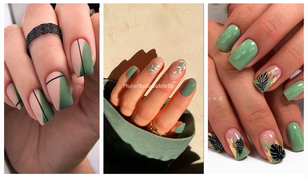 Uñas verde para el otoño. 10 inspiraciones - Mujer saludable 10 | Todo ...