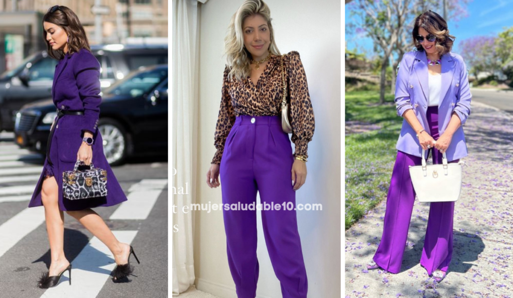 Prendas moradas: el color vibrante de temporada que puedes combinar con ...
