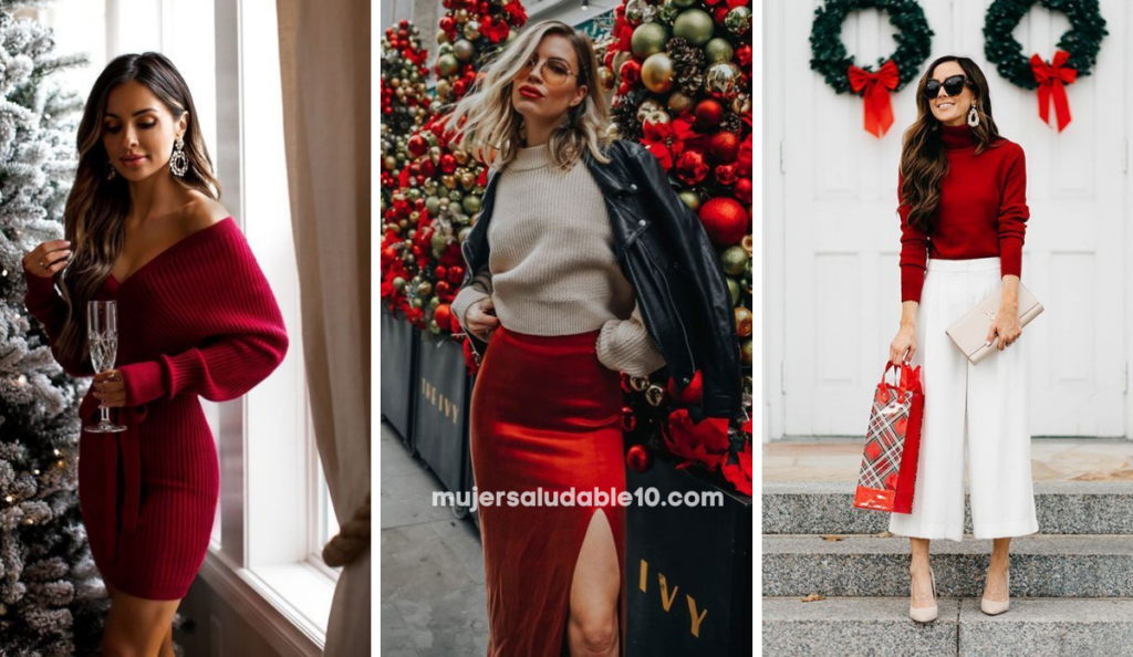 9 outfits rojos para llevar esta navidad - Mujer saludable 10 | Todo ...