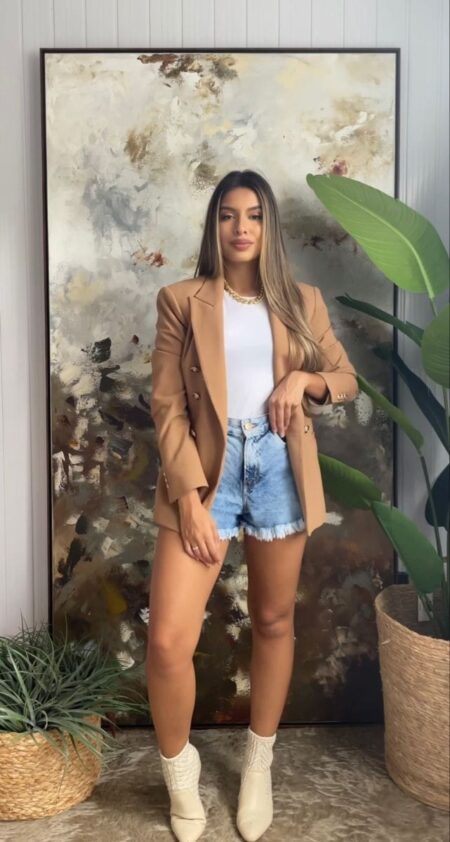 Los mejores y más lindos outfits con blazer marrón - Mujer saludable 10 ...