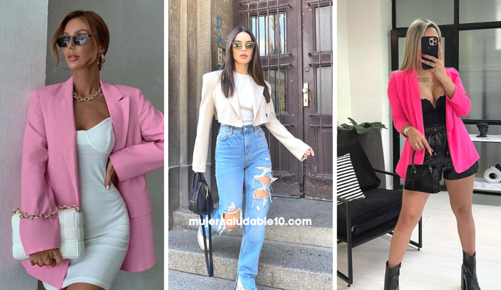 Outfits con blazer para diferentes ocasiones - Mujer saludable 10 ...
